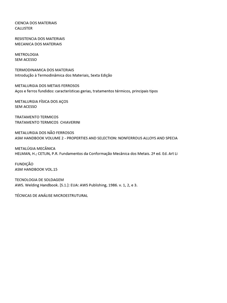 Planilha Dos Livros e Materias Cfo | PDF