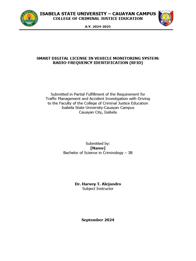 Traffic Management Proposal Sample 2 | PDF