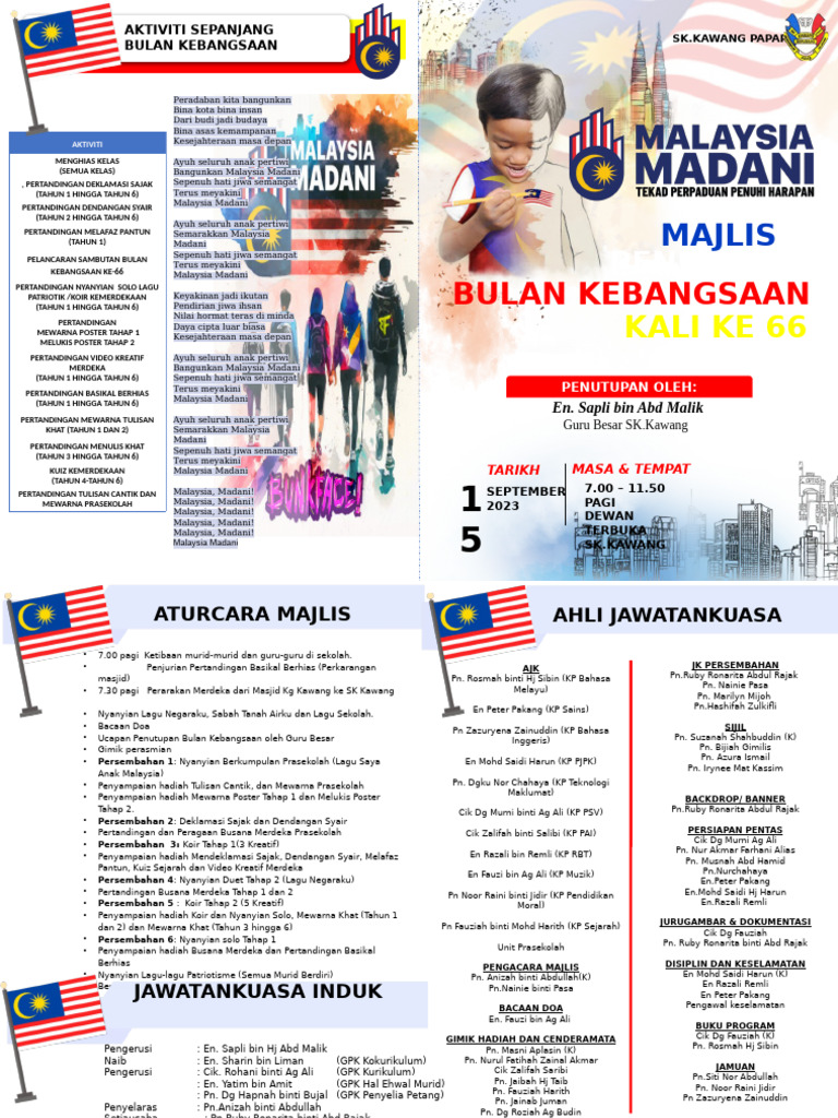 BUKU PROGRAM MERDEKA 2019 Grey and White | PDF