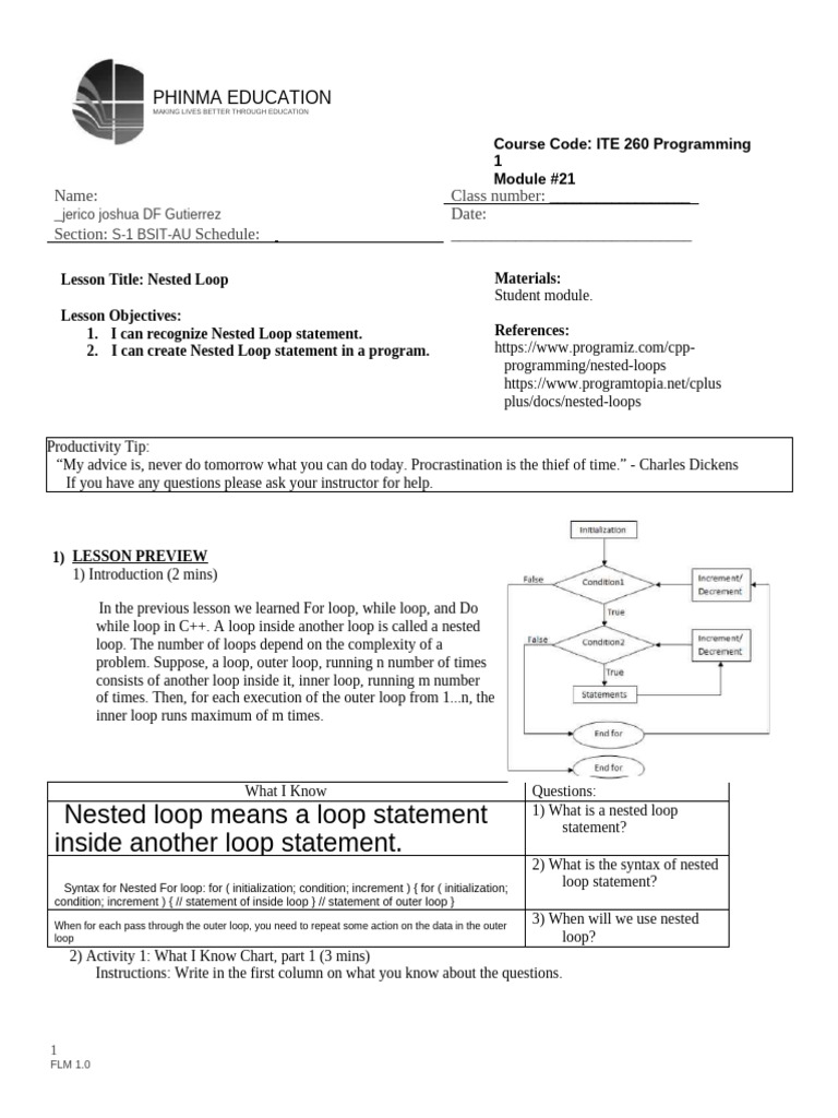 ITE 260 Student - S Guide Day 21 | PDF