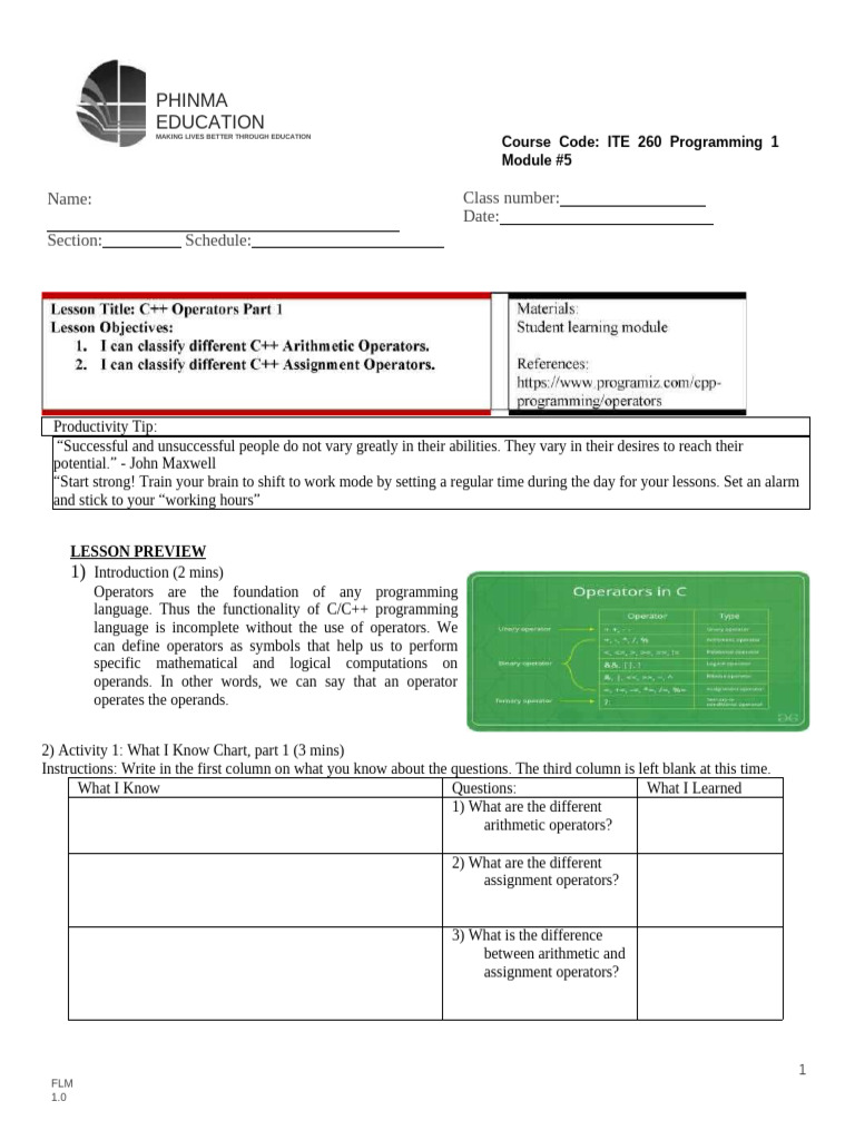 ITE 260 Student - S Guide Day 5 | PDF