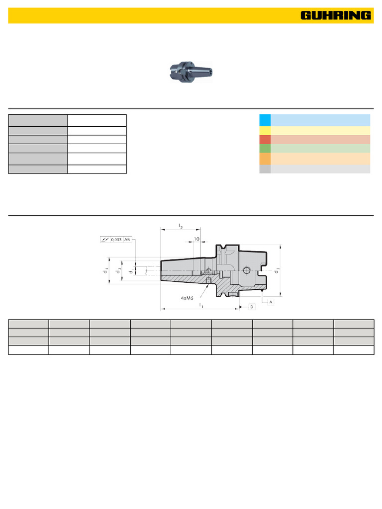 HSK-A63 Shrink Fit Arbor | PDF