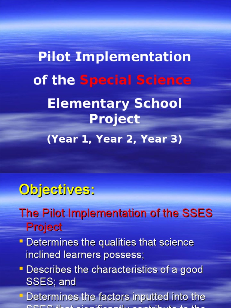 Guidelines On The Implementation of The SSES | PDF | Teachers | Curriculum