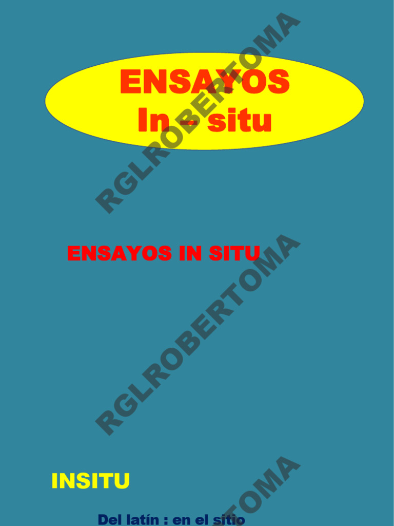 z5.2 Ensayos Insitu | PDF | Ingeniería geotécnica