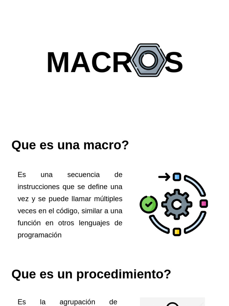 Presentacion Macros | PDF