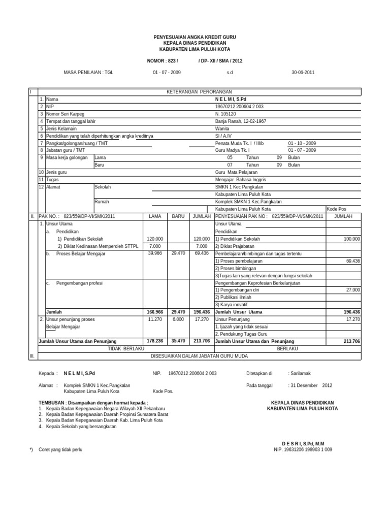 PAK Integrasi Engla | PDF