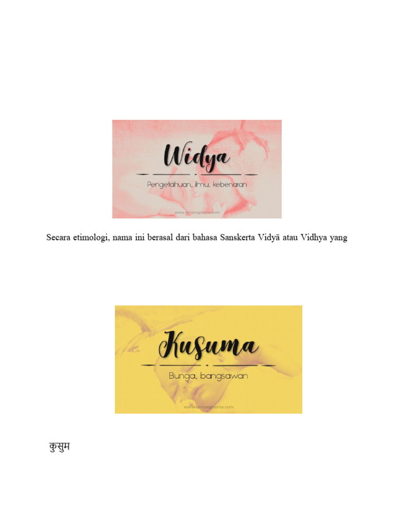 Ddis Arti Nama | PDF