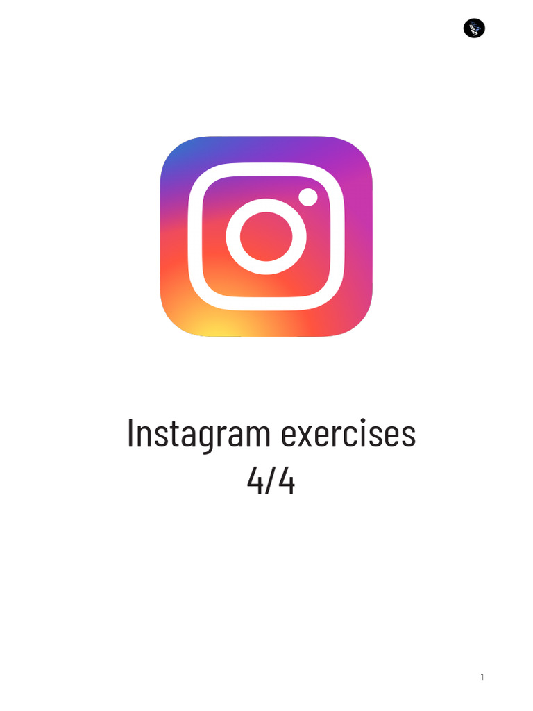 Instagram Exercises | PDF