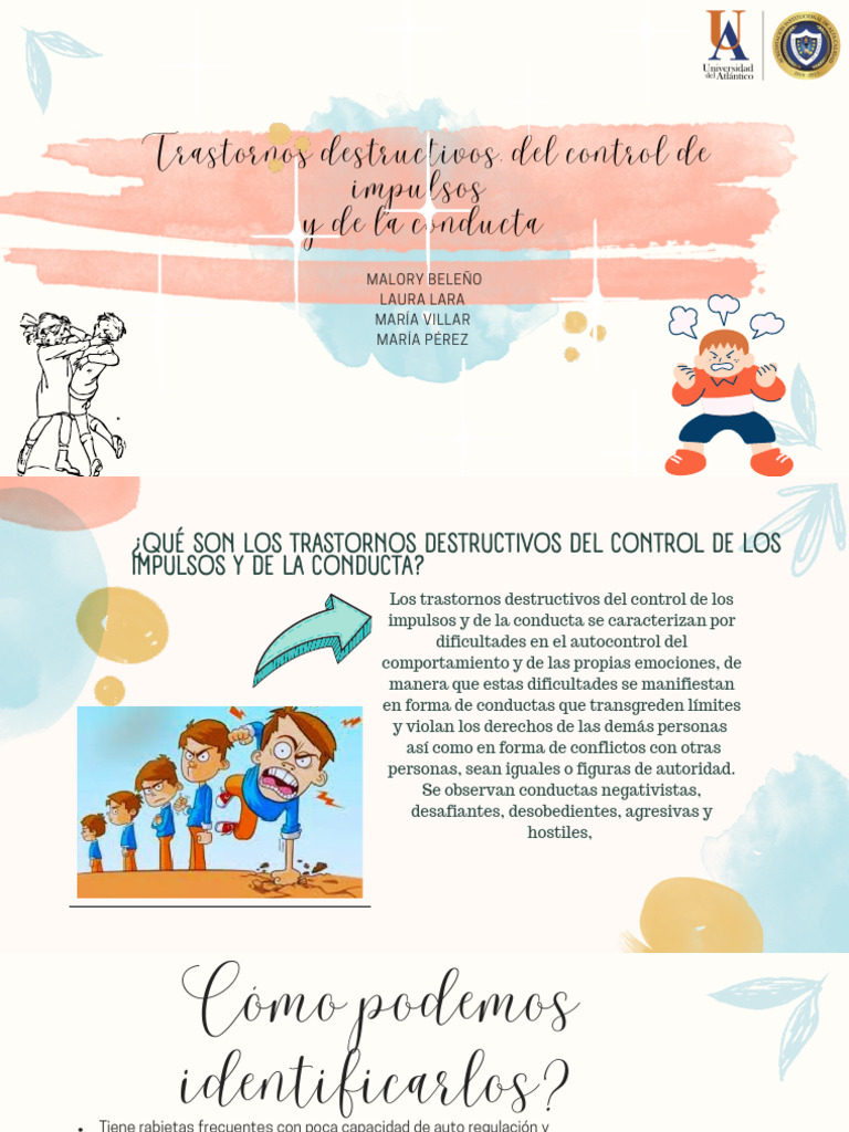 Trastornos Destructivos Del Control De Impulsos Y De La Conducta Pdf