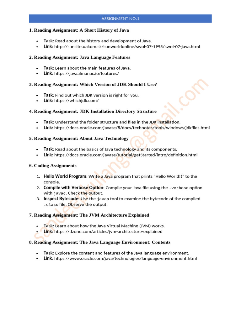 Assignment No. 1 | PDF