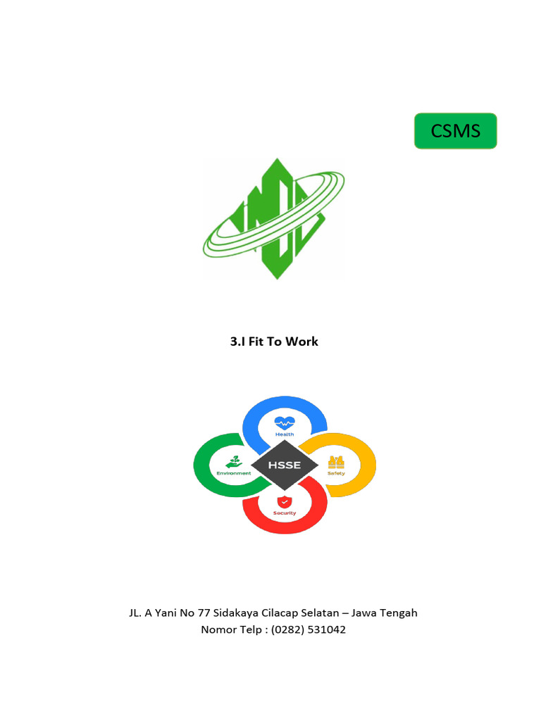 3.i Fit To Work | PDF