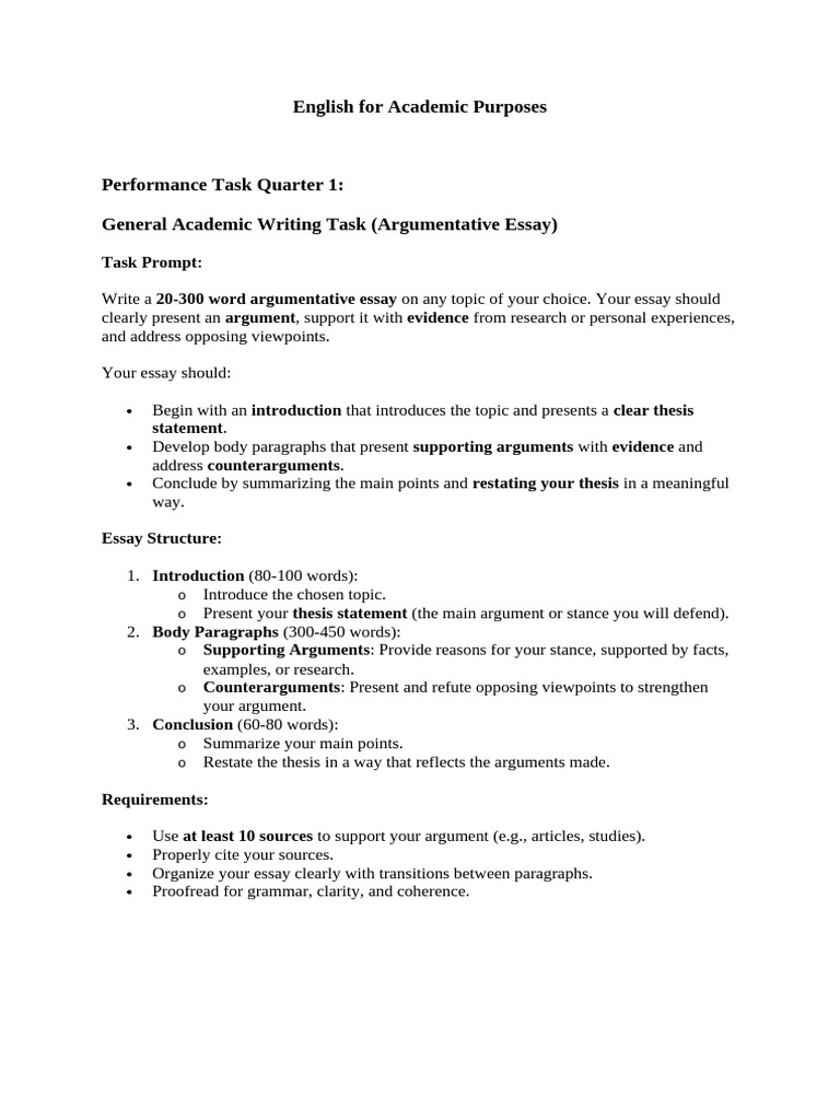 Academic Essay Writing Guide | PDF | Language Arts & Discipline