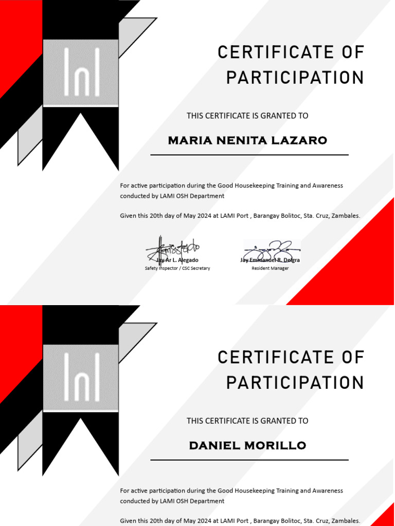 Good Housekeeping Training and Awareness | PDF