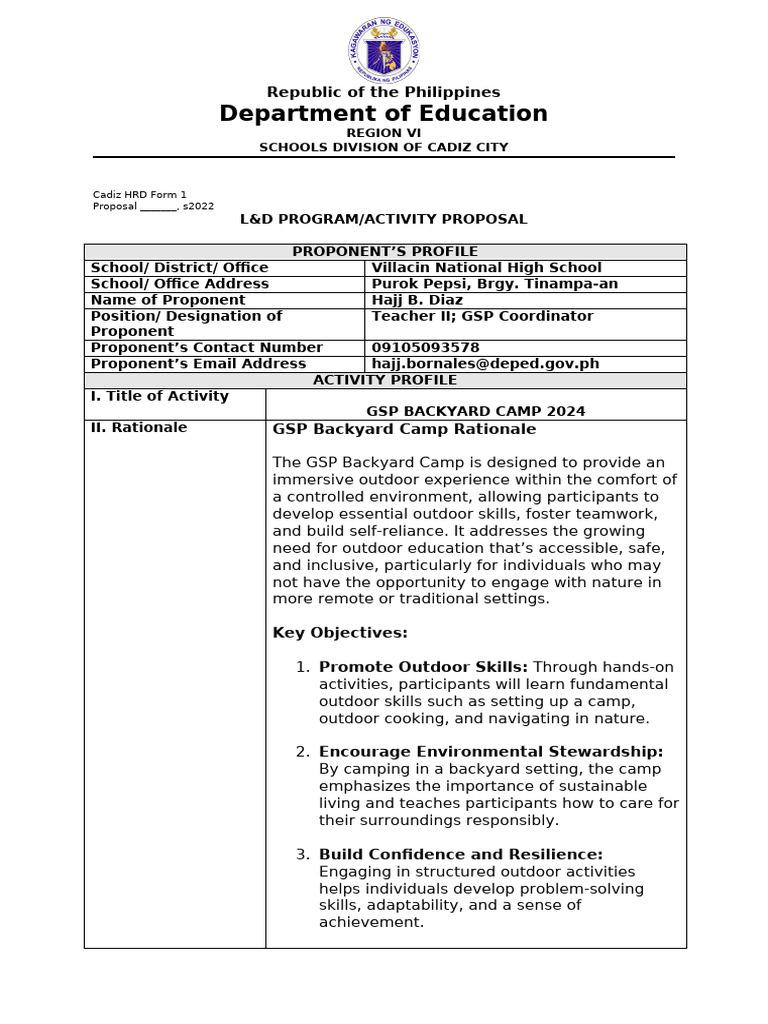 Proposal (Print) | PDF