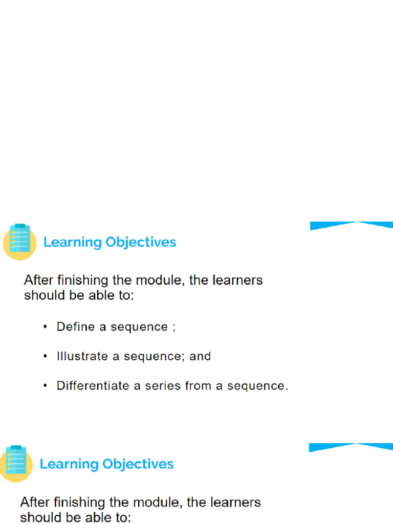 Series and Sequence | PDF | Summation | Teaching Methods & Materials