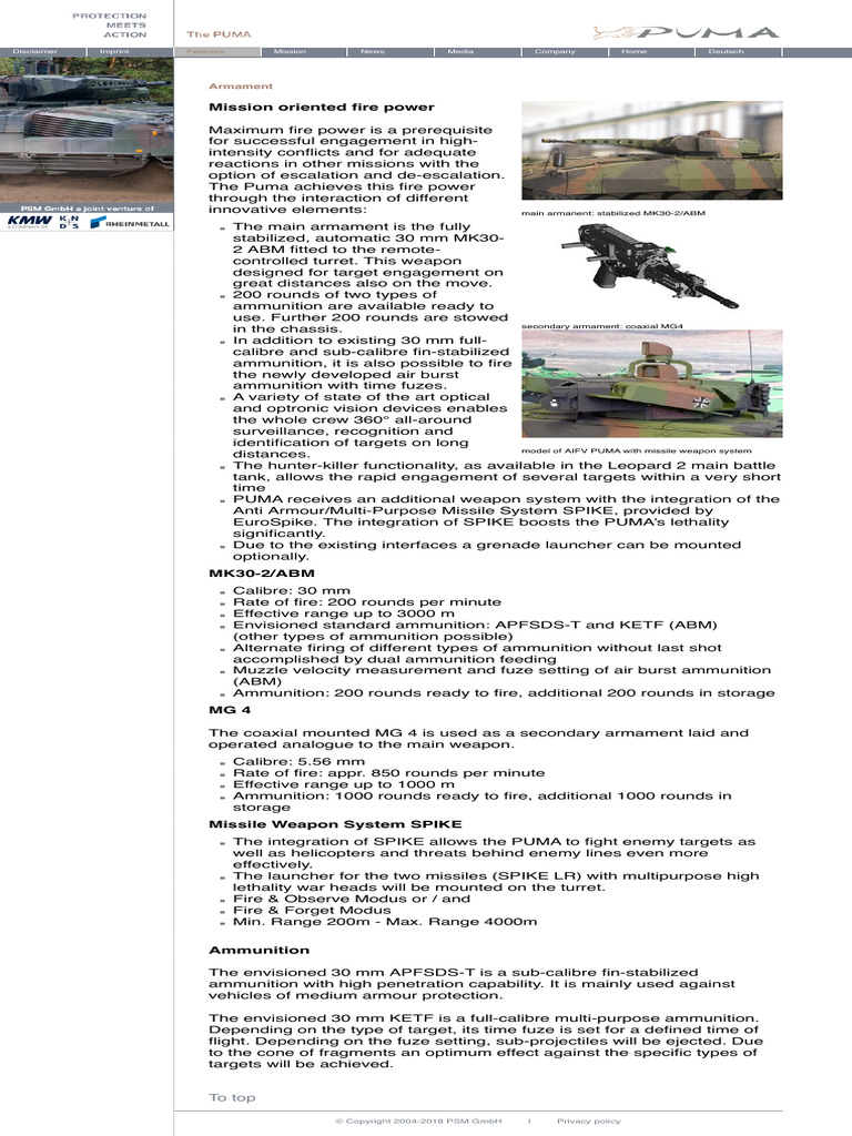 WWW - PSM SPZ - de Armament | PDF