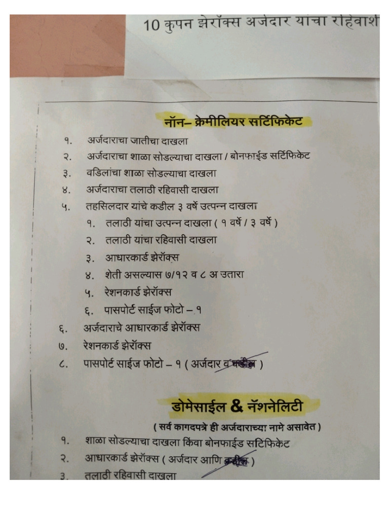 Domicile Document | PDF