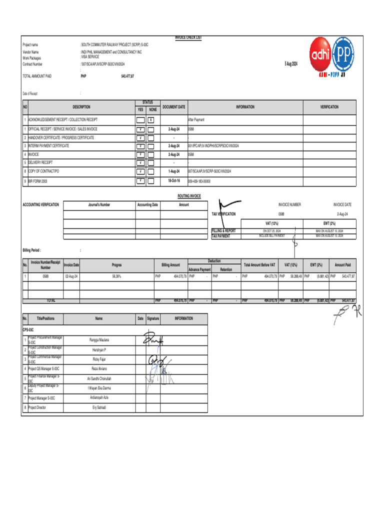 Bill Indi Phil Management Inv 0588-1 | PDF