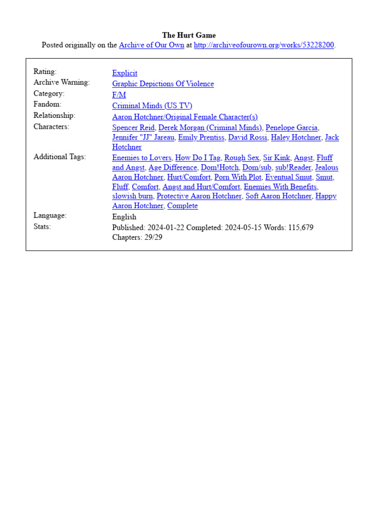 The Hurt Game-1 | PDF