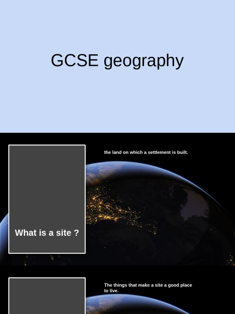 GCSE Geography | PDF