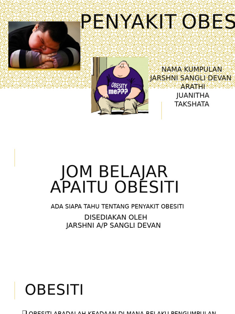 Penyakit Obesiti | PDF