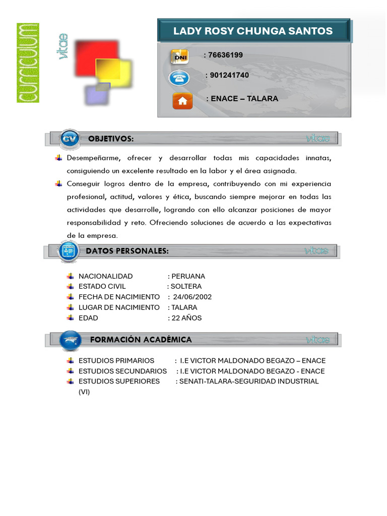 CV Rossy 6to Semestre | PDF