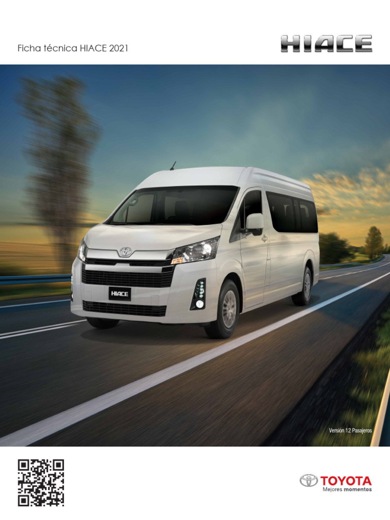 Ficha Tecnica HIACE 2021 | PDF