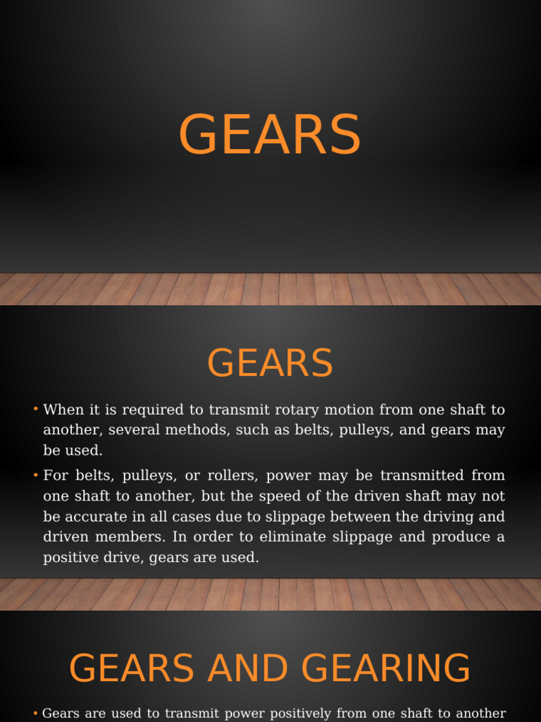 GEARS | PDF