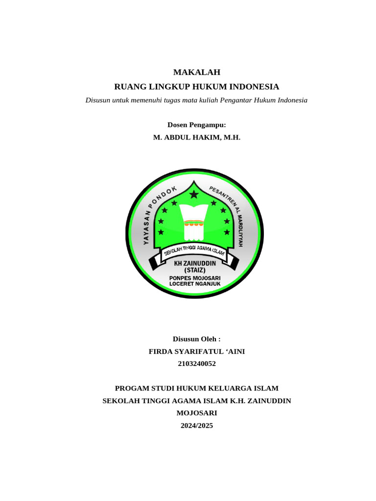 Makalah PHI | PDF