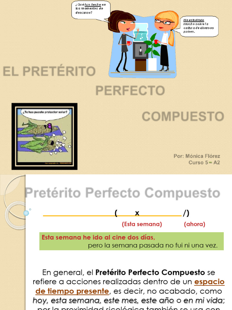 n5c11 Preterito Perfecto Compuesto Explicacion y Practica | PDF