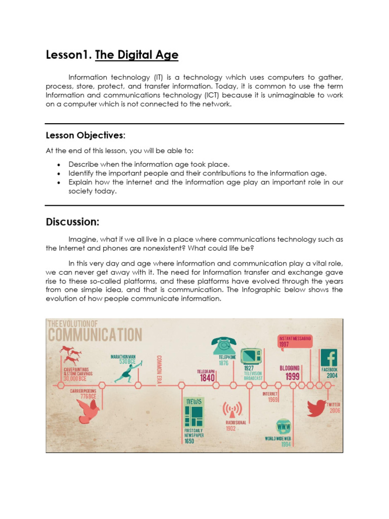 ITE Lesson 1 | PDF