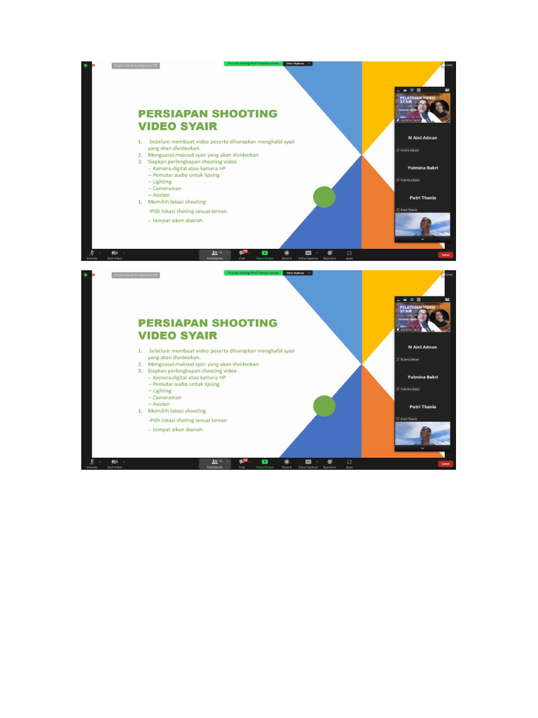 Nota Video Syair | PDF