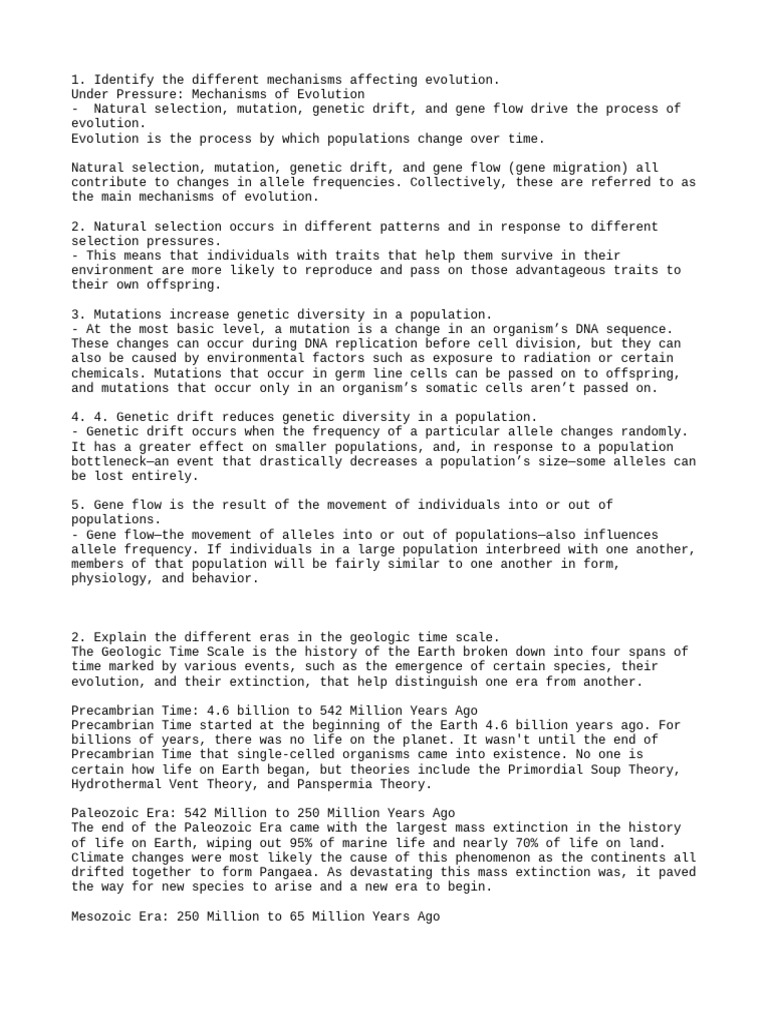 Identify The Different Mechanism | PDF