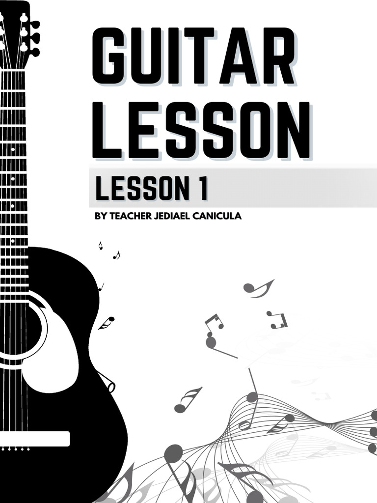 Guitar Lesson 1 | PDF