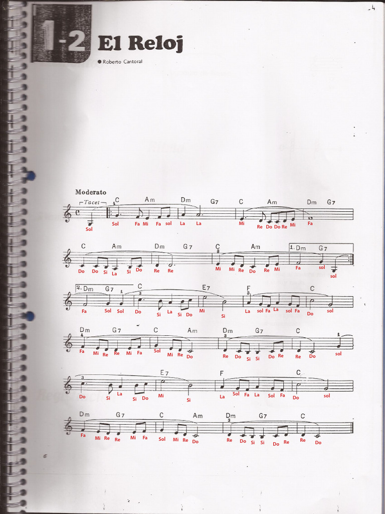 Chuletaestudo N° 1 For Piano El Reloj - Teclado | PDF