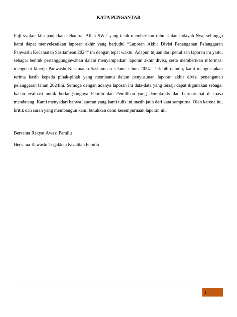 LP Akhir Perubahan Format | PDF