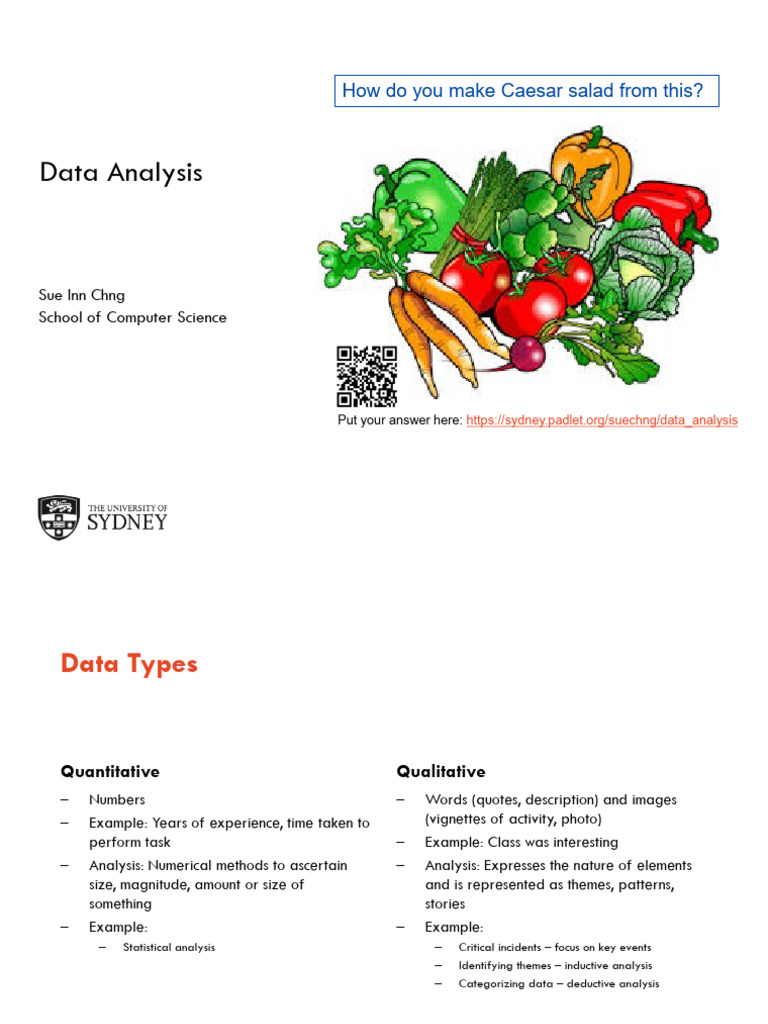 Lecture 5a - DataAnalysis | PDF