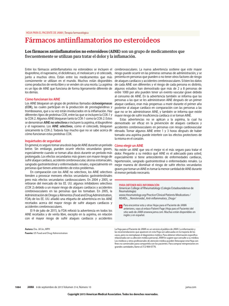 Hoja para El Paciente de Jama 150908 | PDF