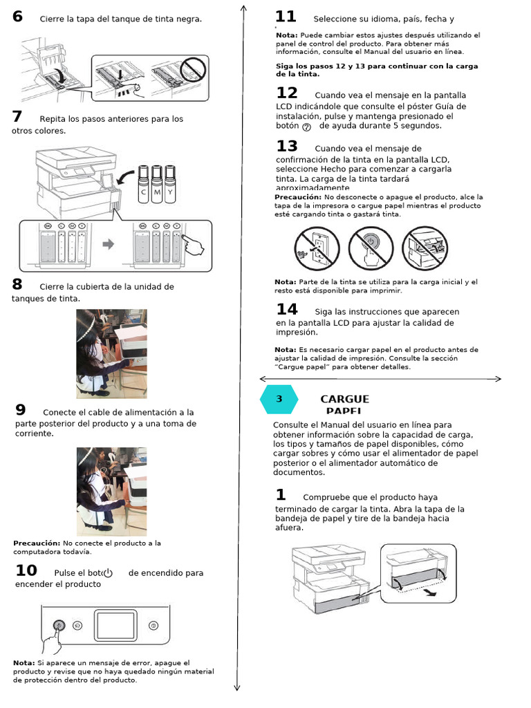 Proyecto EPSON L6490 - Pool Falquez | PDF