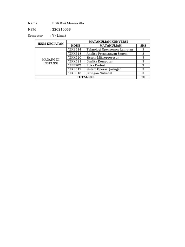 MBKM Prili - New | PDF