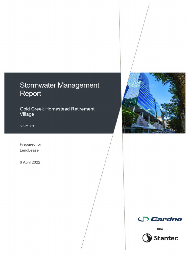 STORMWATERREPORT-202240141-01 (Example) | PDF