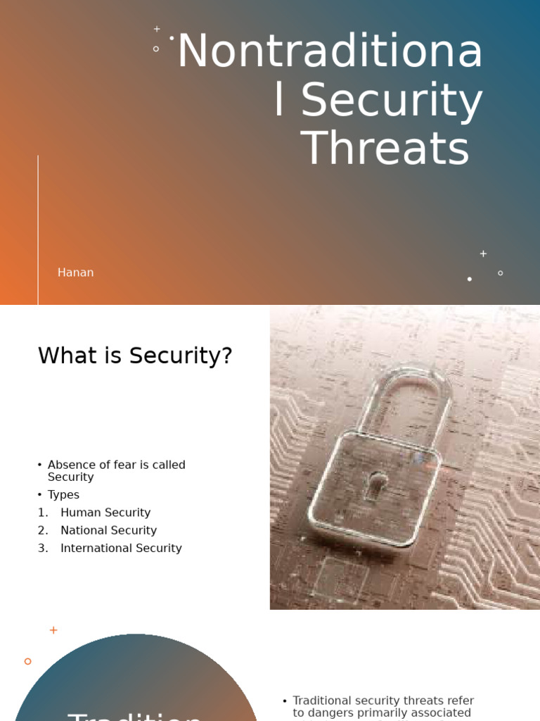 Nontraditional Security Threats | PDF | United Nations High ...
