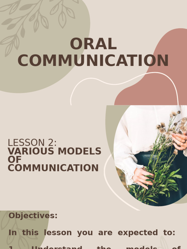 Module 1 Lesson 2 VARIOUS MODELS | PDF