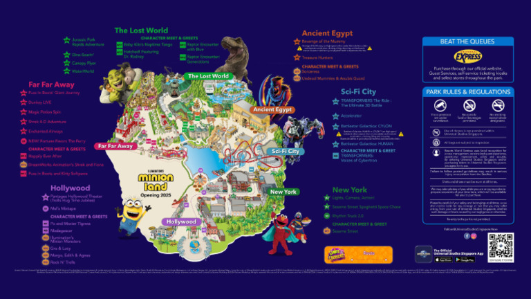 Universal Studios Singapore Park Map EN | PDF