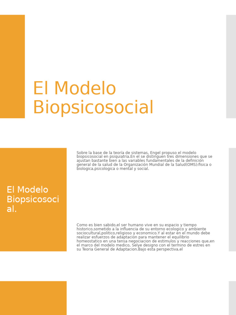Modelo Biopsicosocial-Salud y Conducta Humana 1 | PDF | Suicidio ...