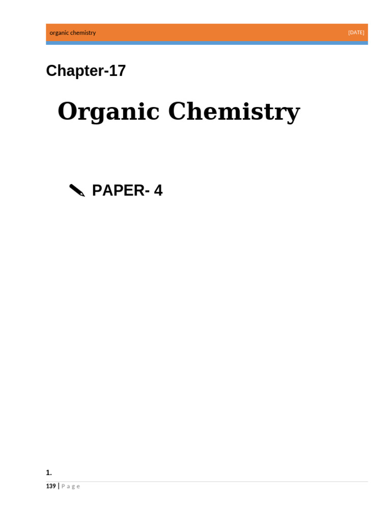 IGCSE O - Levels - 0620 - Chapterwise Question Paper - Chapter 17 ...