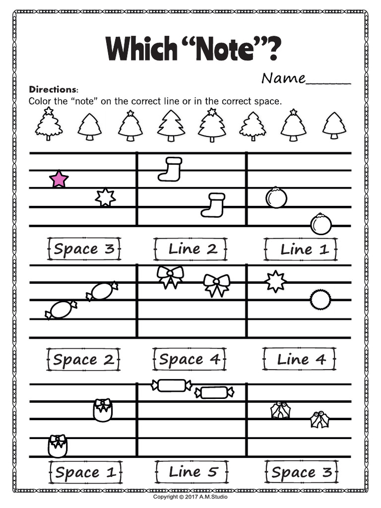 FreeMusicWorksheetsforChristmas 2 | PDF