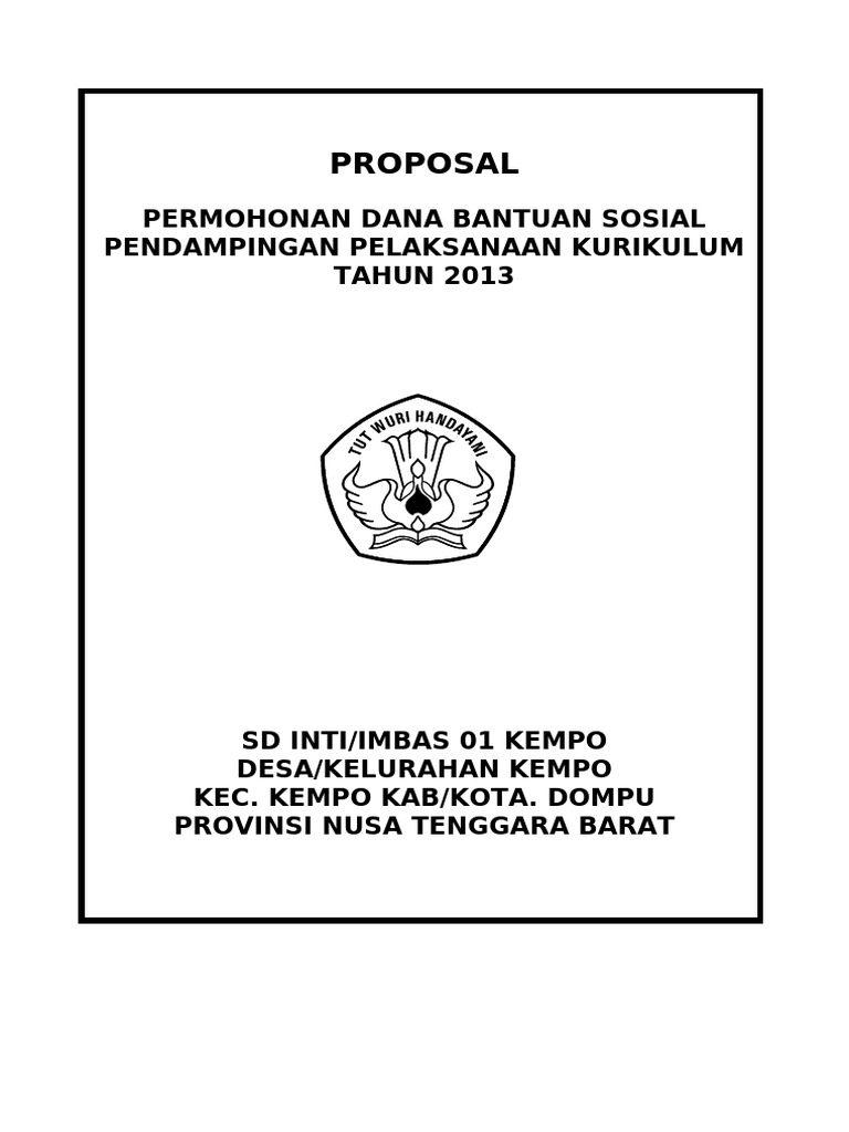 Proposal Claster SD 2014 SD 01 | PDF