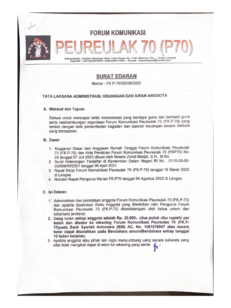 Peureulak 70 (P70) | PDF
