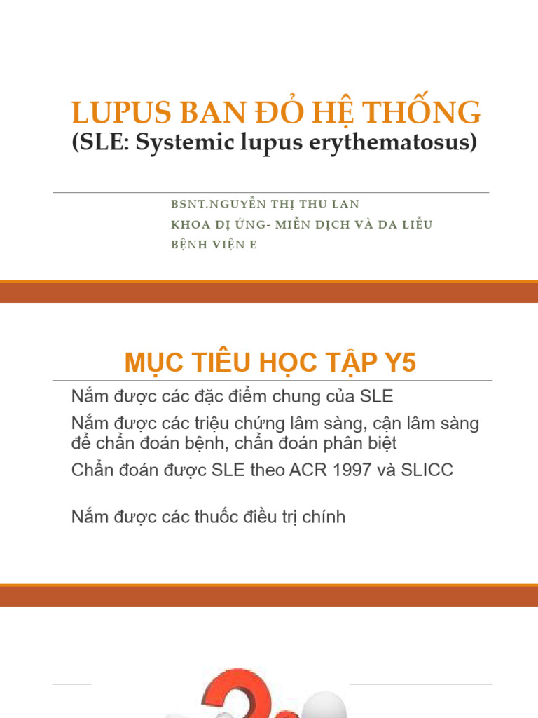 LUPUS BAN ĐỎ HỆ THỐNG- Y5 YHCT | PDF